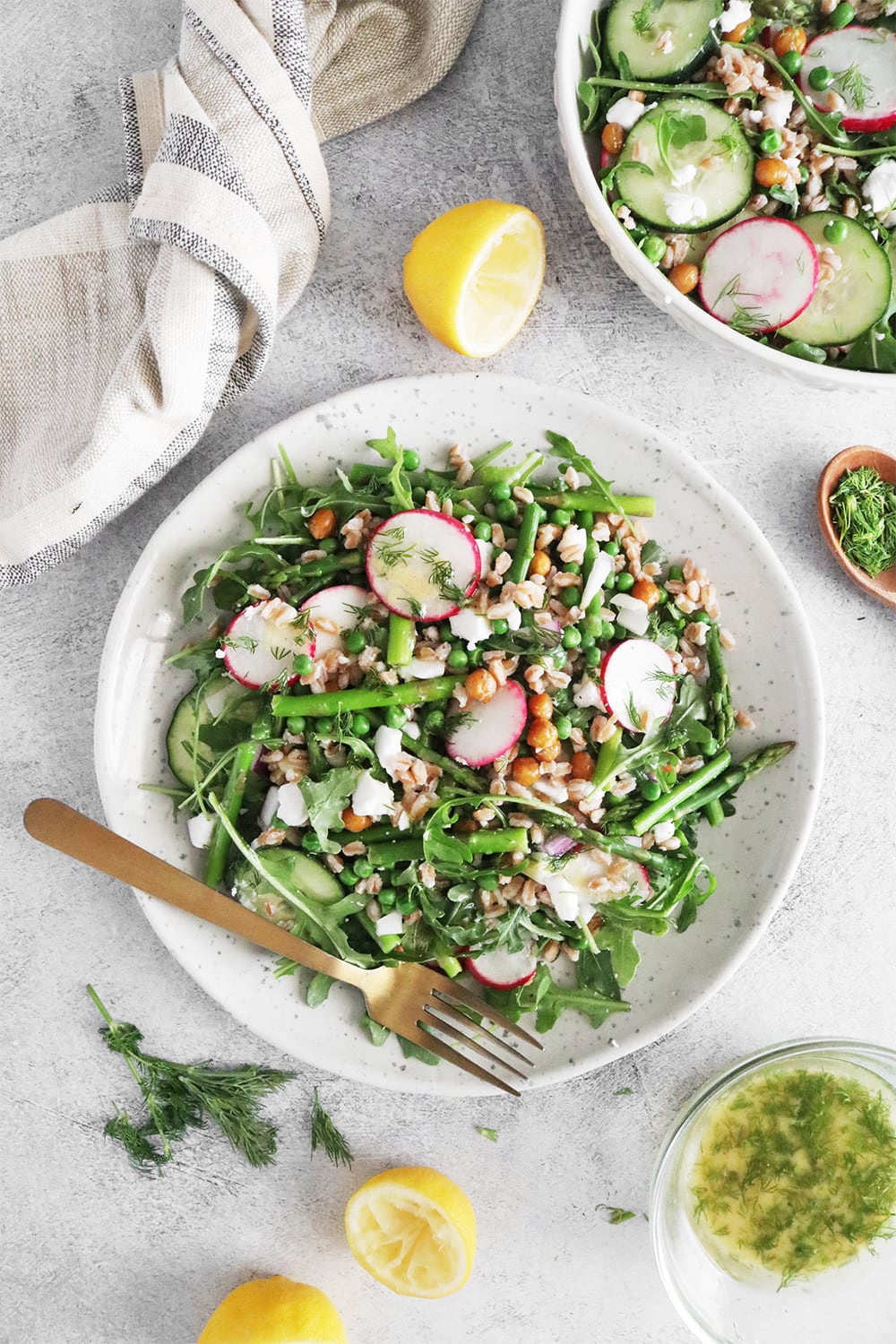 Fresh Spring Salad - Clean Green Simple