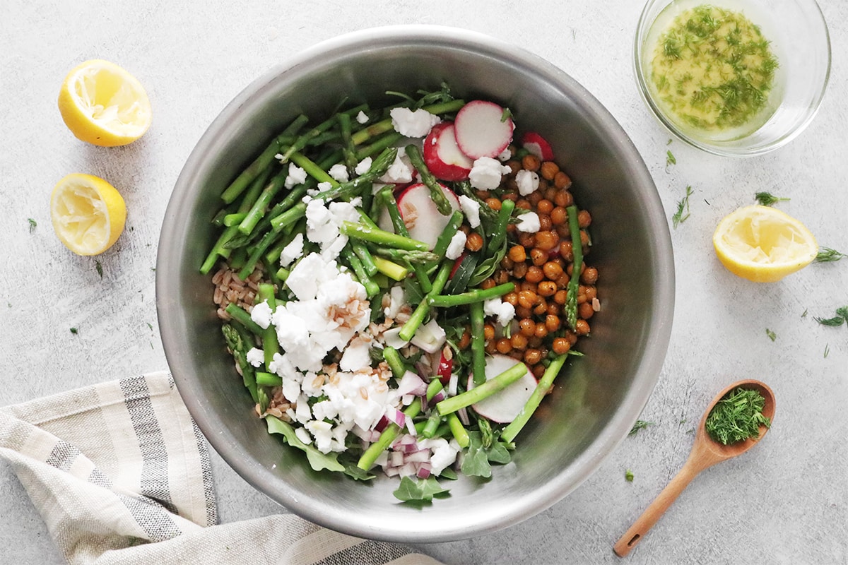 Fresh Spring Salad - Clean Green Simple